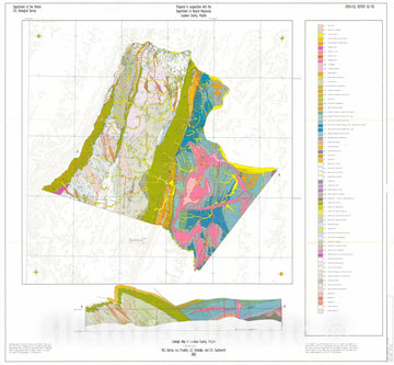 Map : Geologic map of Loudoun County, Virginia, 1992 Cartography Wall ...