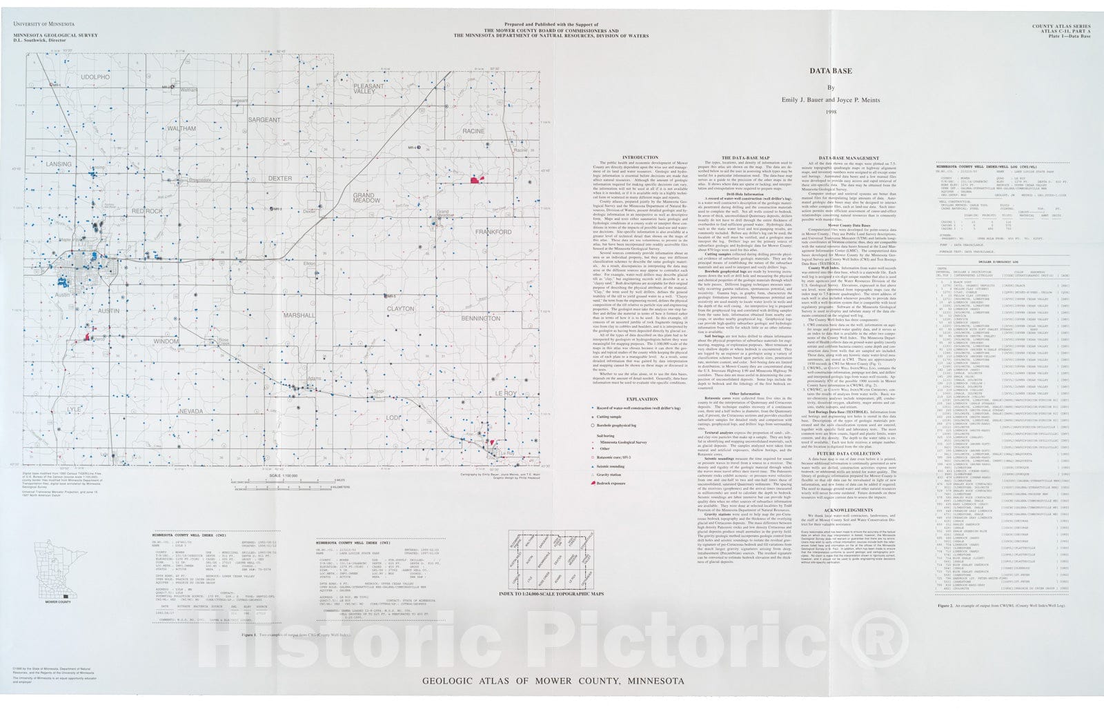 Map : Geologic atlas, Mower County, Minnesota (Part A), 1998 Cartograp ...
