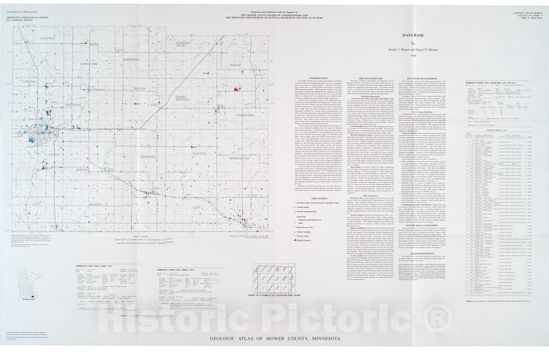 Map : Geologic atlas, Mower County, Minnesota (Part A), 1998 Cartograp ...