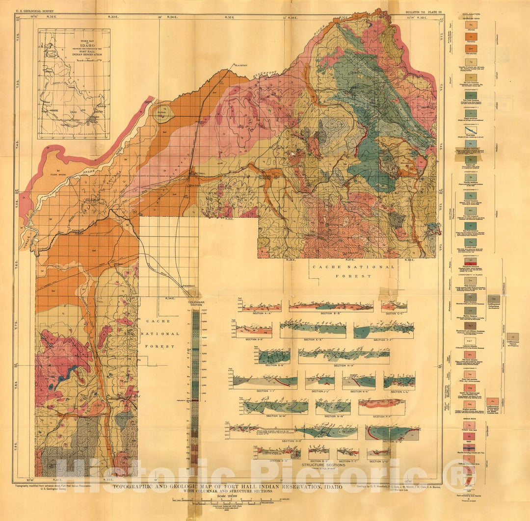 Fort Hall Indian Reservation Map Indian Territory Native American