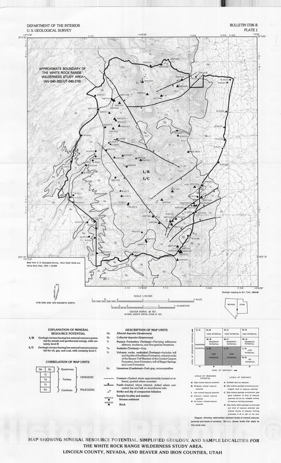 White County Nevada Map