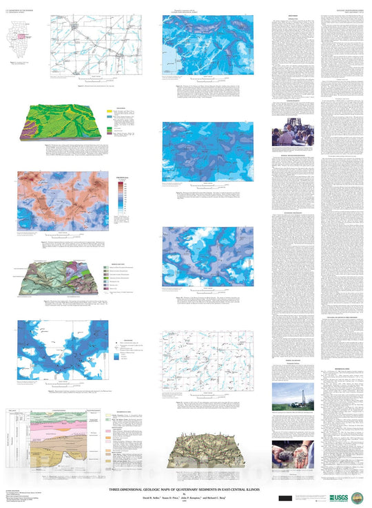 Map : Three-dimensional geologic maps of Quaternary sediments in east ...