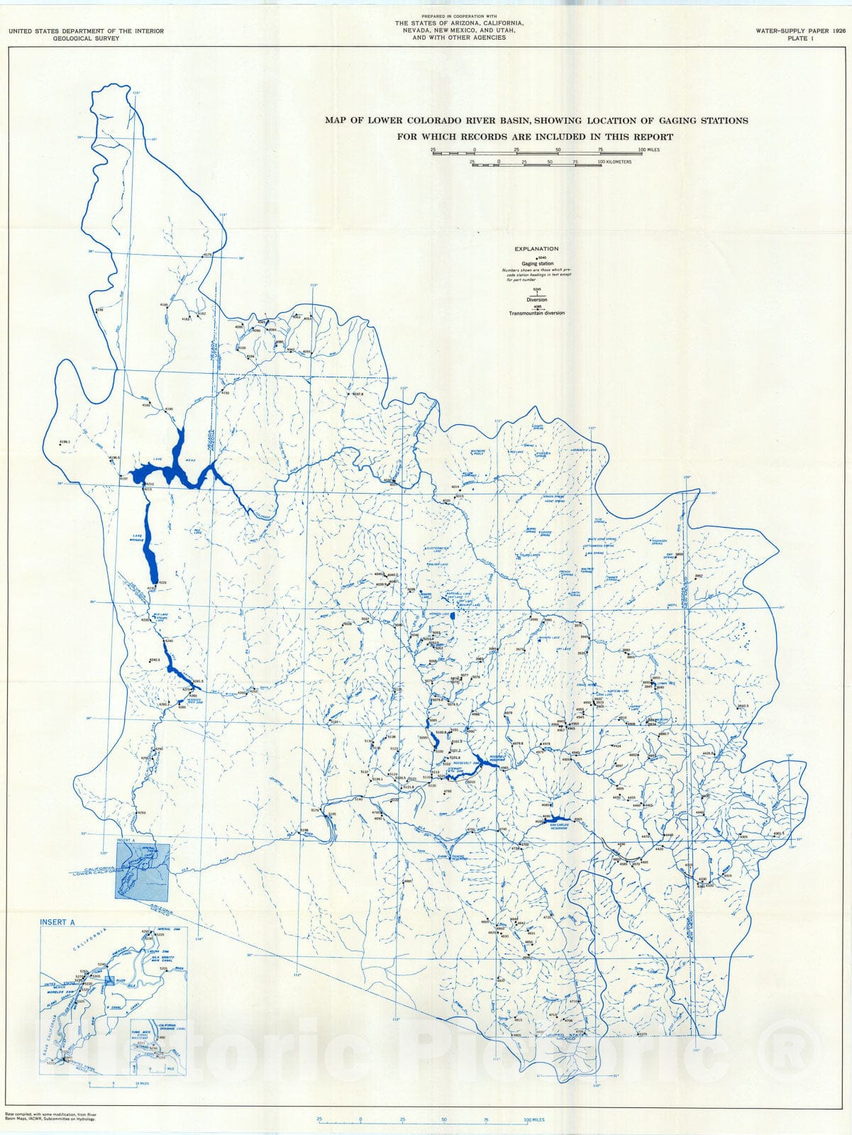 Lower Colorado River Map