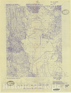 Map : Geologic map of the Wellington quadrangle, Nevada, 1981 Cartogra ...