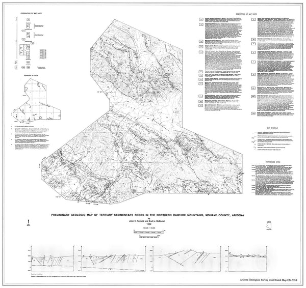 Map : Preliminary geologic map of Tertiary sedimentary rocks in the no ...