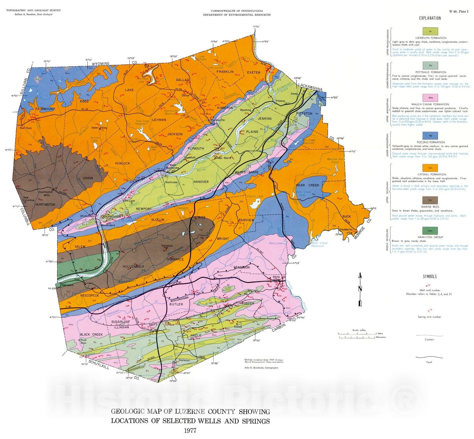 Luzerne County Pennsylvania Map