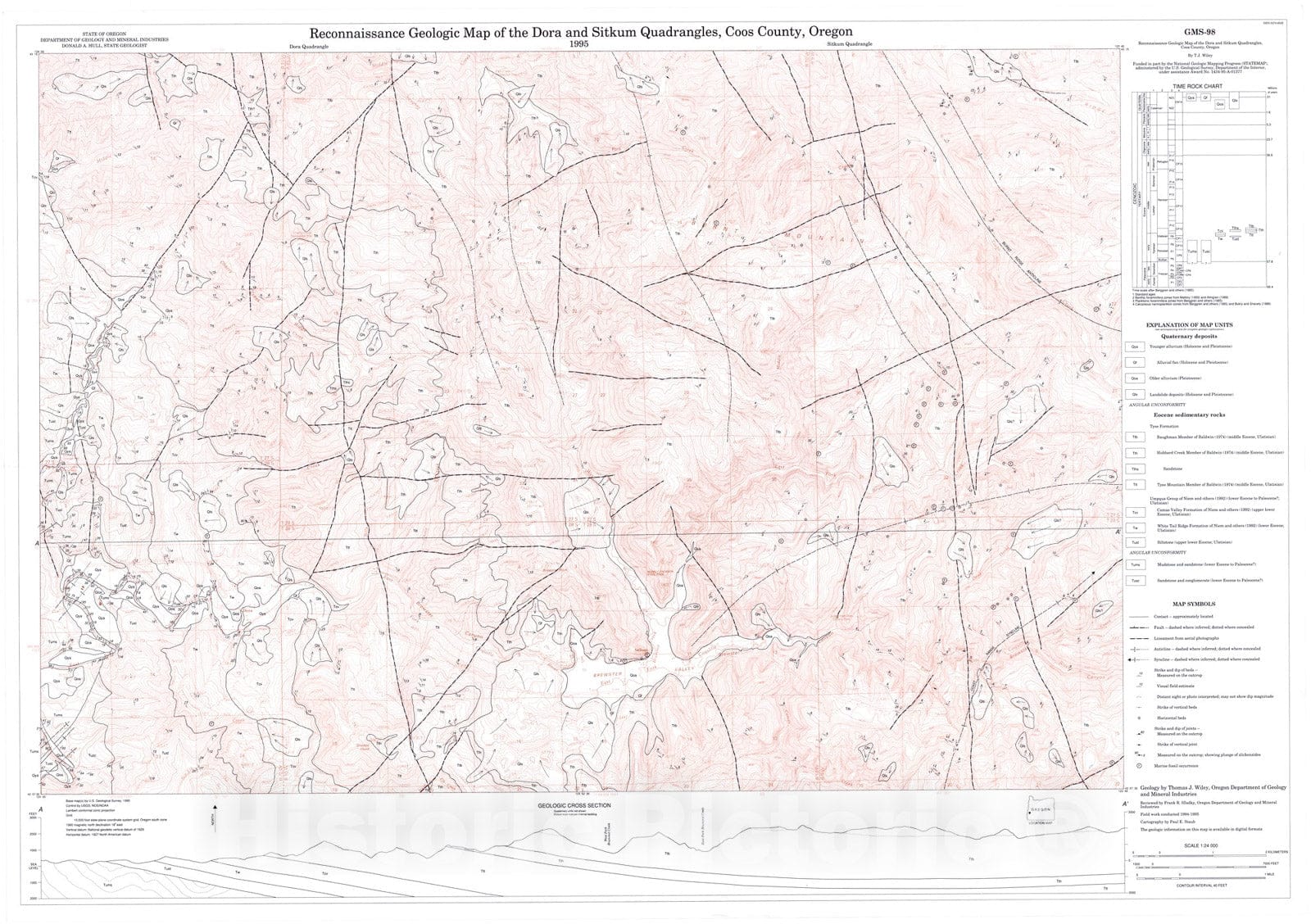 Map : Reconnaissance geologic map of the Dora and Sitkum quadrangles ...