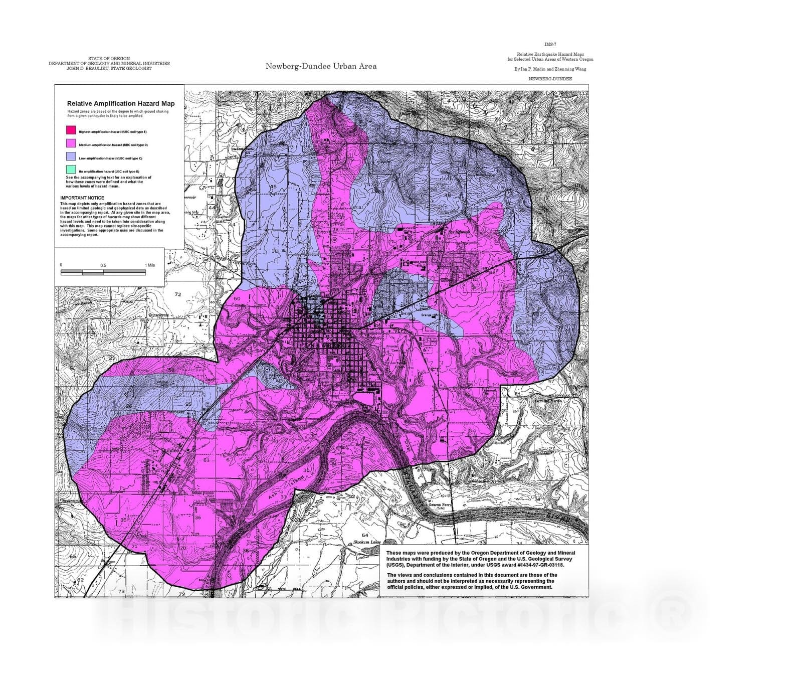 Map : Relative earthquake hazard maps for selected urban areas in west ...