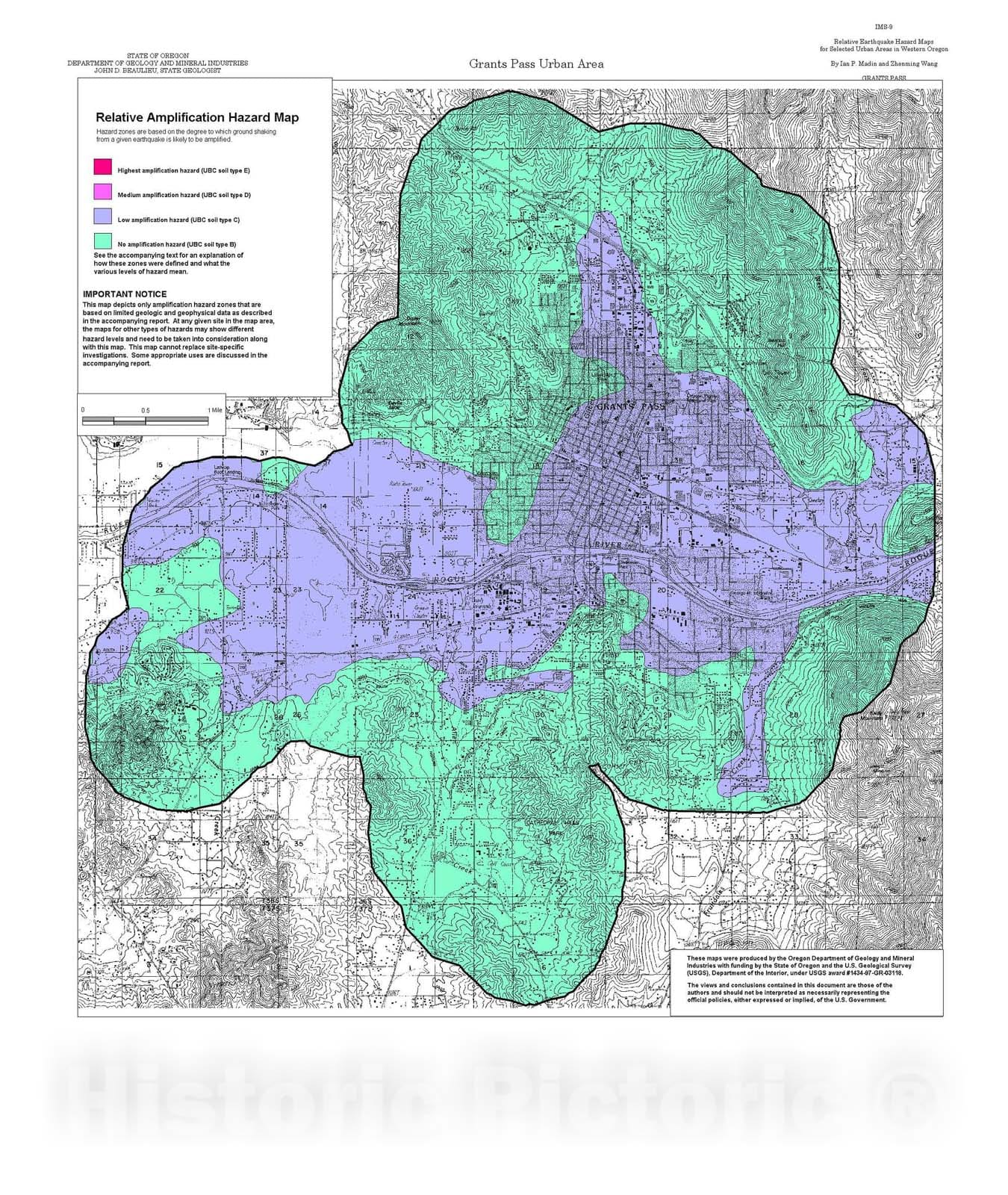 Map : Relative earthquake hazard maps for selected urban areas in west ...