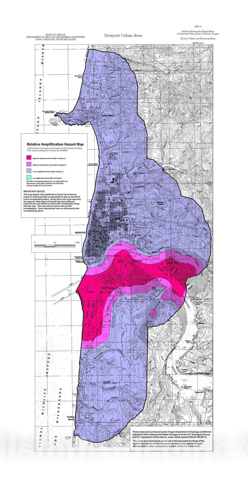 Map : Relative earthquake hazard maps for selected urban areas in west ...