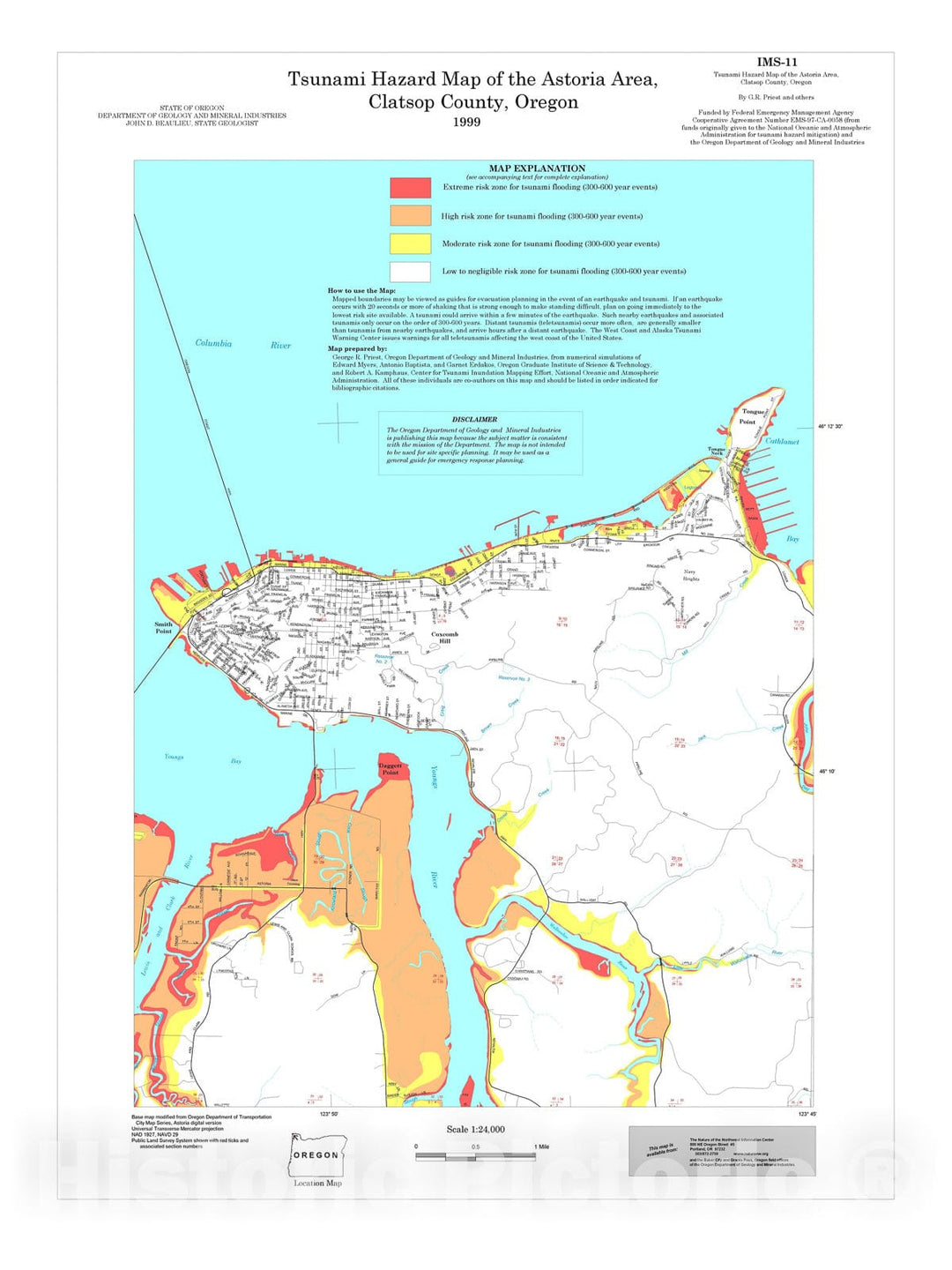 Astoria Oregon Map