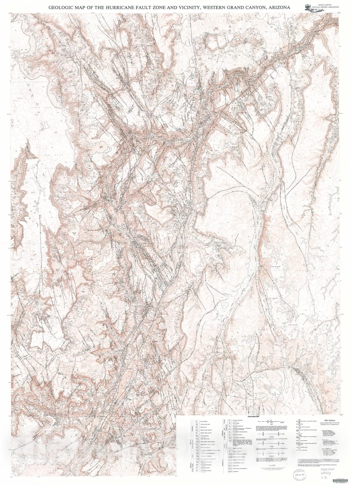 Map : Geologic map of the Hurricane fault zone and vicinity, western G ...