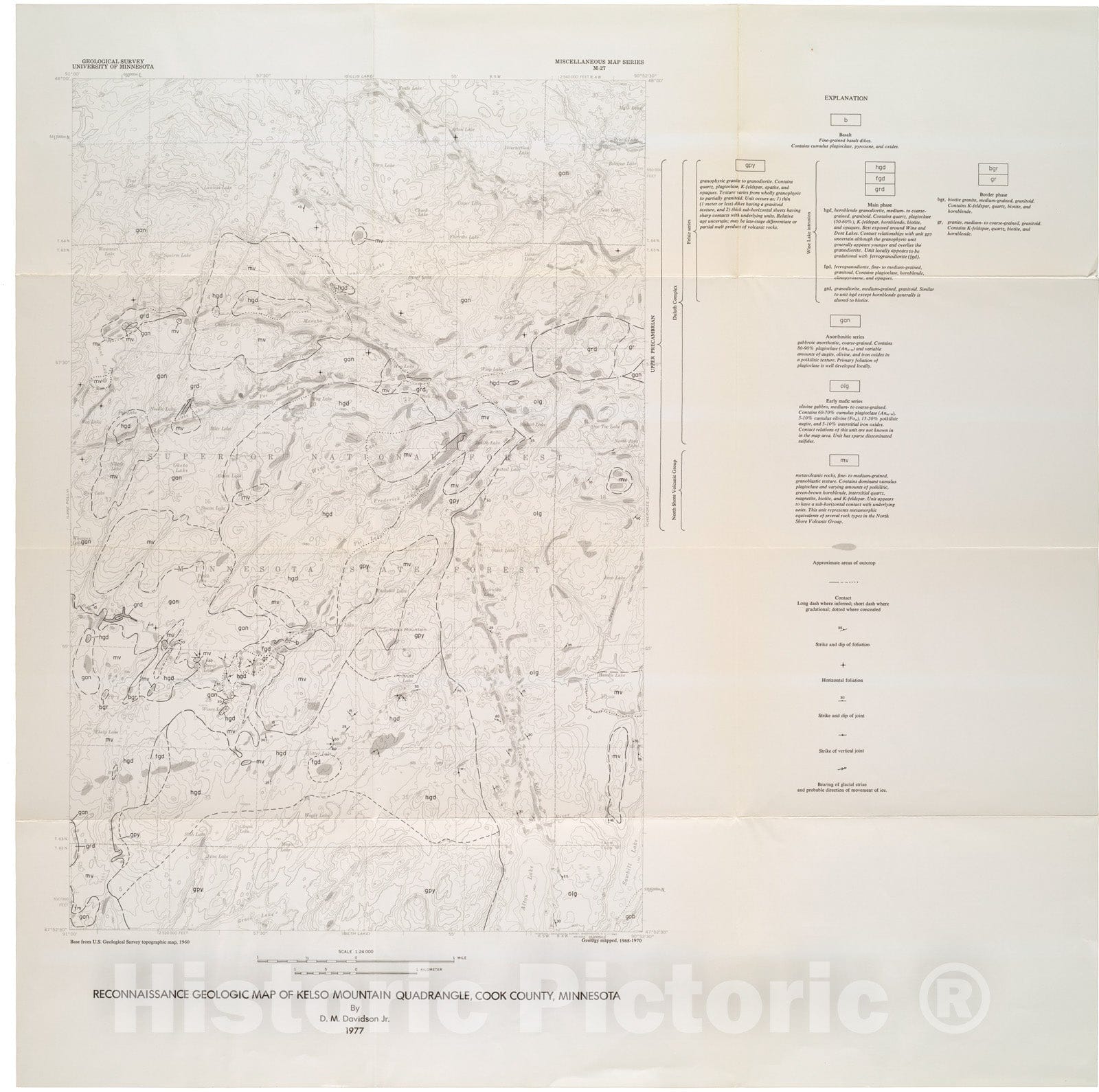 Map : Reconnaissance geologic map of Kelso Mountain quadrangle, Cook C ...