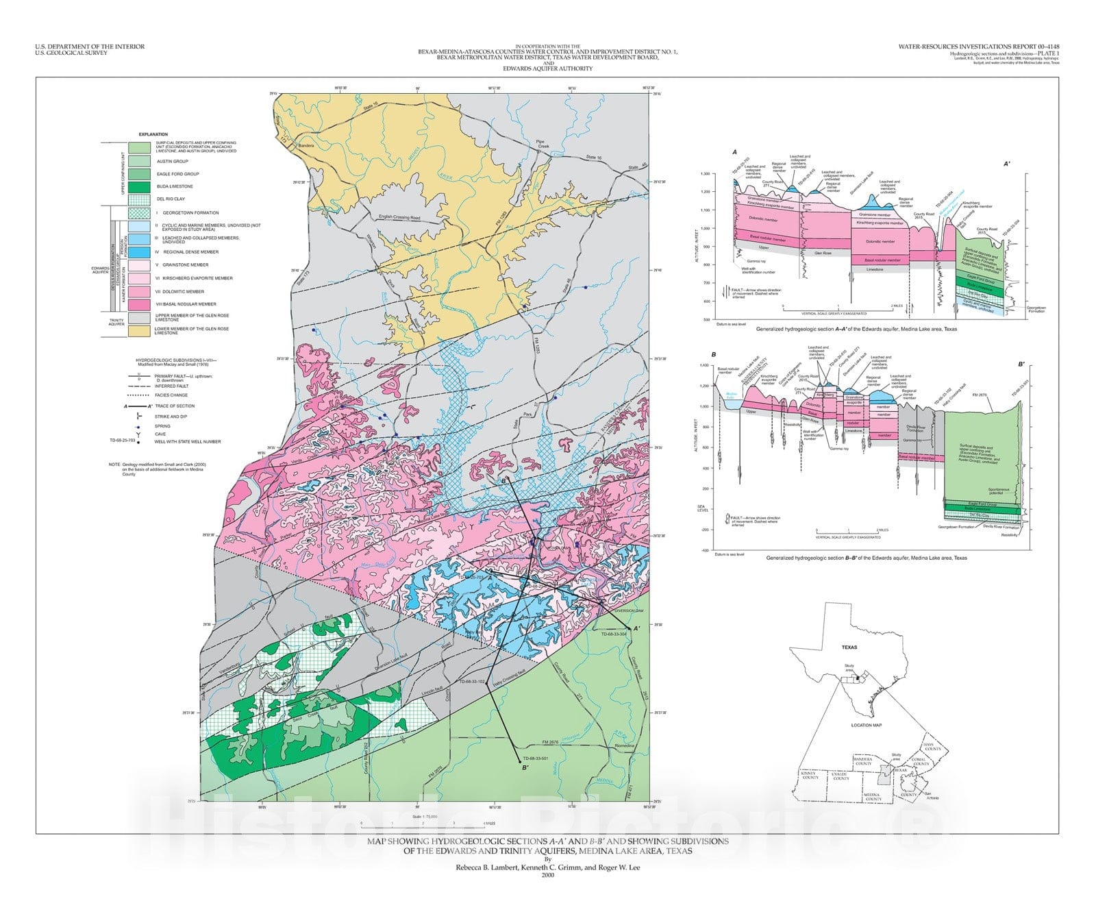 Map : Hydrogeology, hydrologic budget, and water chemistry of the Medi ...