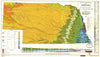 Map : Geologic bedrock map of Nebraska, 1986 Cartography Wall Art ...