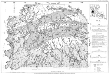 Map : Water resources of Vernon Parish, Louisiana, 1965 Cartography Wa ...