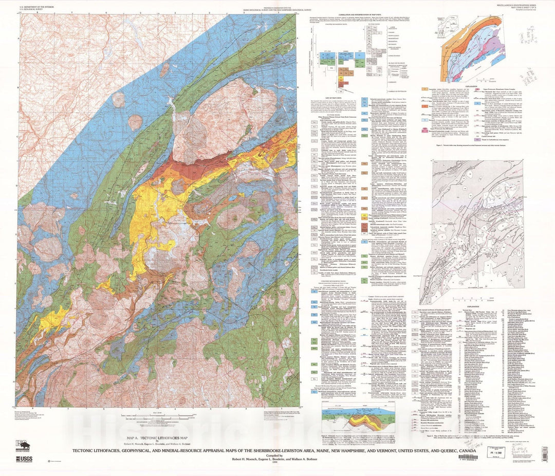 Map : Tectonic lithofacies, geophysical, and mineral-resource appraisa ...