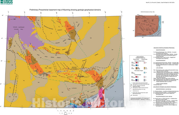 Map : Preliminary Precambrian basement map showing geologic-geophysica ...
