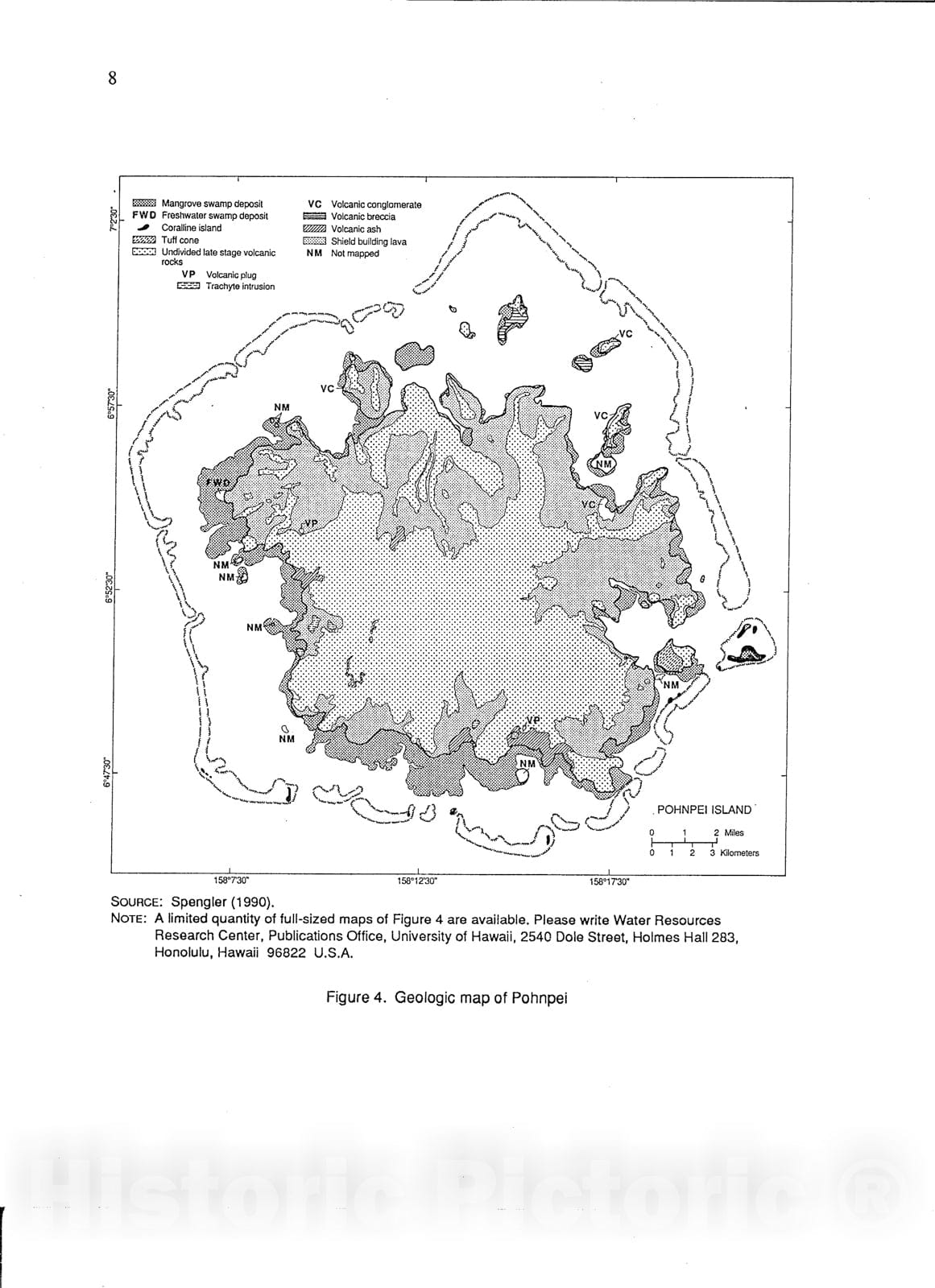 Map : Geology and hydrogeology of the Island of Pohnpei, Federated Sta ...