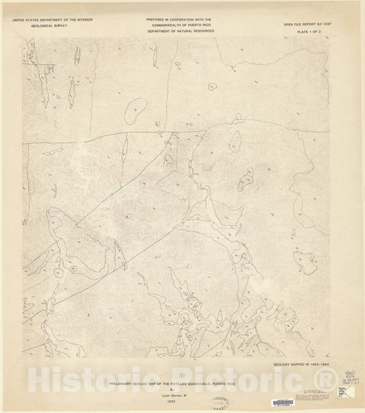 Map : Geologic map of the Patillas and Guayama quadrangles, Puerto Ric ...