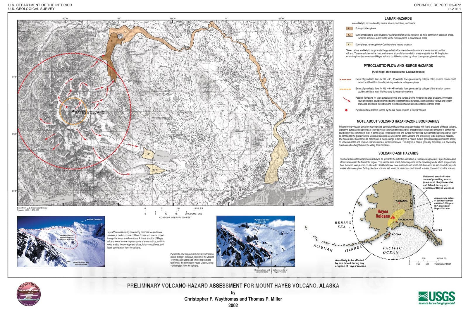 Map : Preliminary volcano-hazard assessment for Hayes Volcano, Alaska ... Map : Preliminary volcano-hazard assessment for Hayes Volcano, Alaska ...