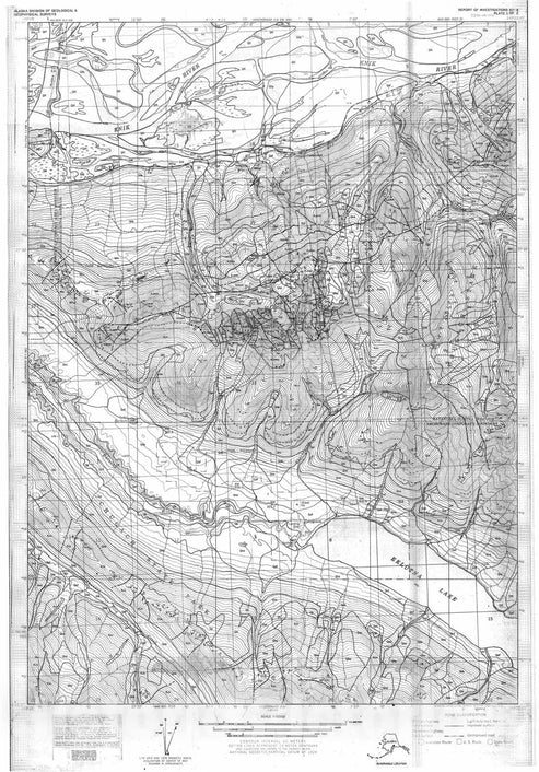 Map : Preliminary geologic map of the Anchorage B-6 NW (Eklutna Lake ...