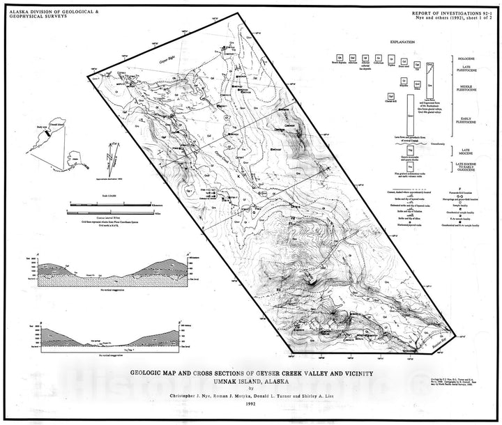 Map : Geology and geochemistry of the Geyser Bight Geothermal area, Um ...