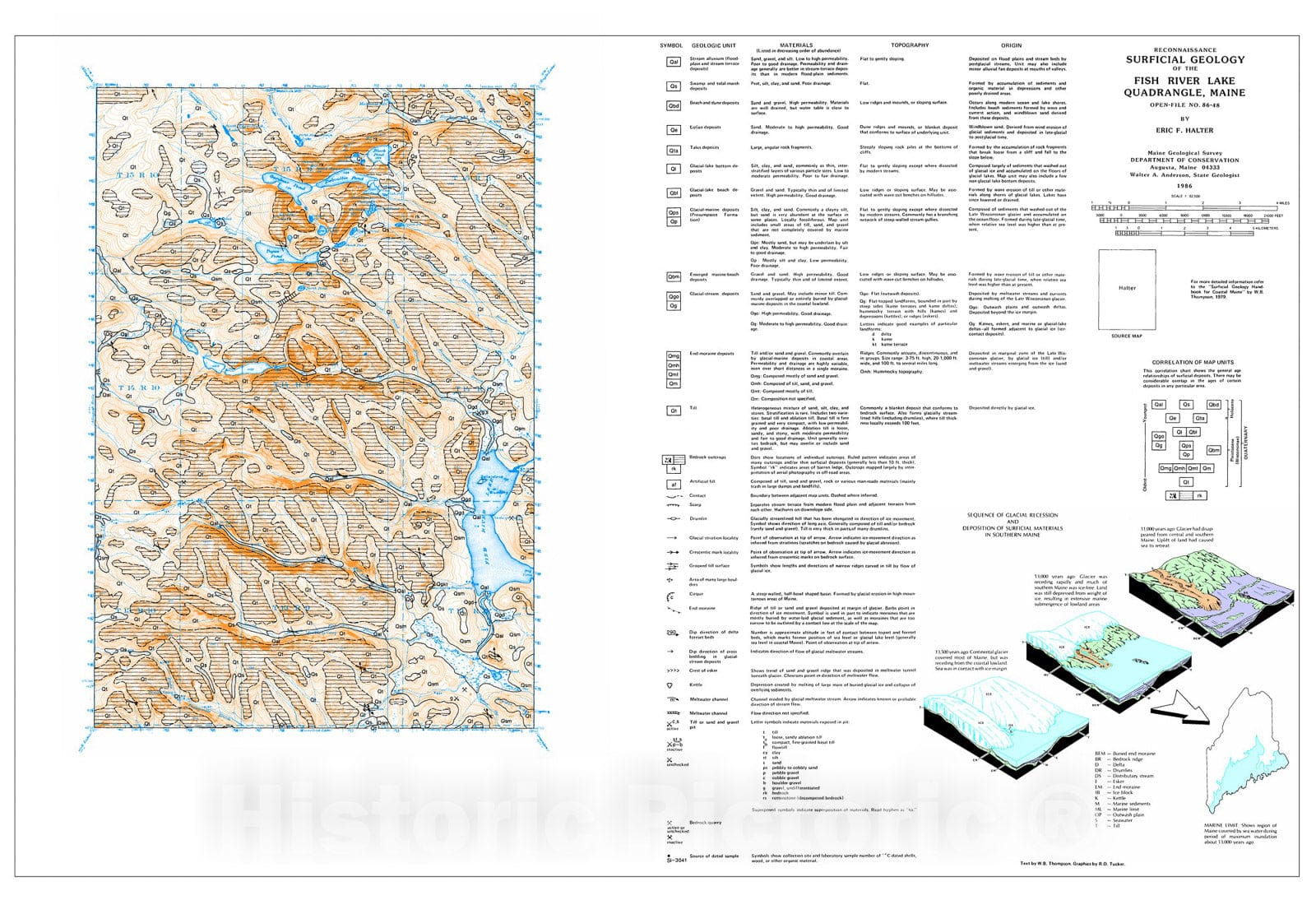 Map : Reconnaissance Surficial Geology of the Fish River Lake 15' Quad ...