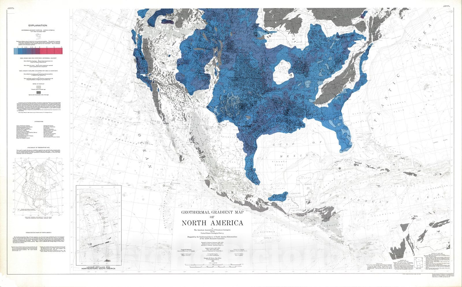 Geothermal Gradient Map