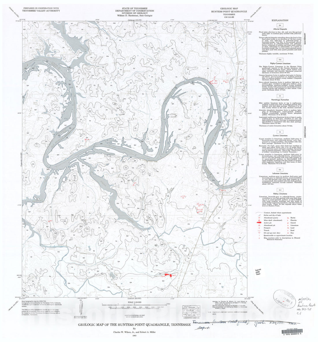Map : Geologic Map and Mineral Resources Summary of the Hunters Point ...
