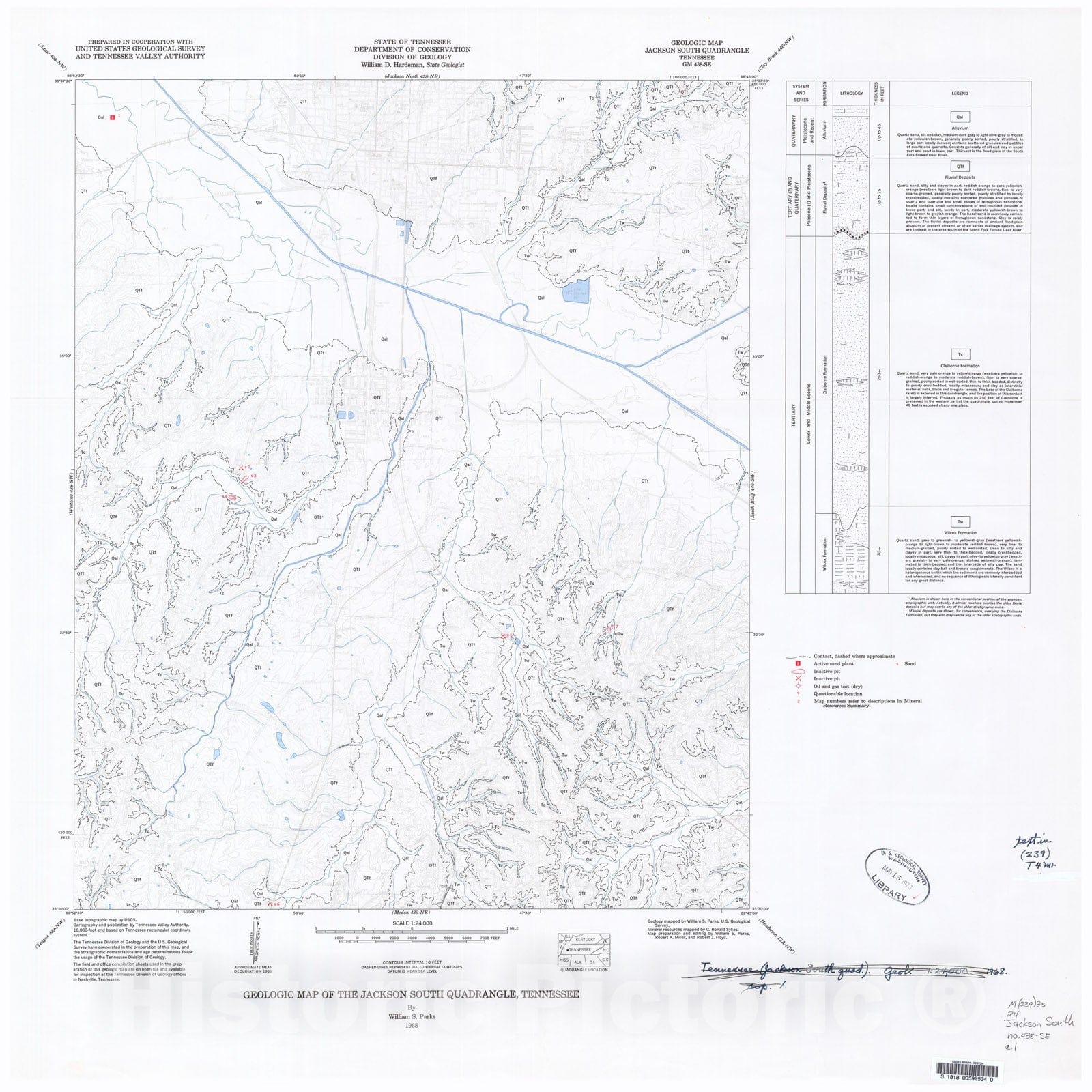 Map : Geologic Map and Mineral Resources Summary of the Jackson South ...