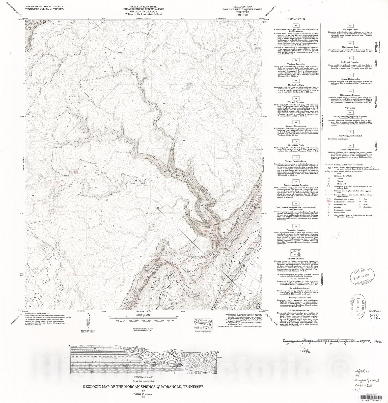 Map : Geologic Map and Mineral Resources Summary of the Morgan Springs ...