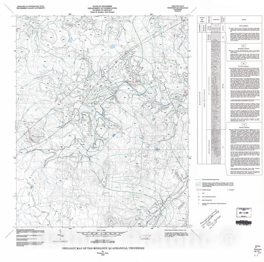 Map : Geologic Map and Mineral Resources Summary of the Morrison Quadr ...