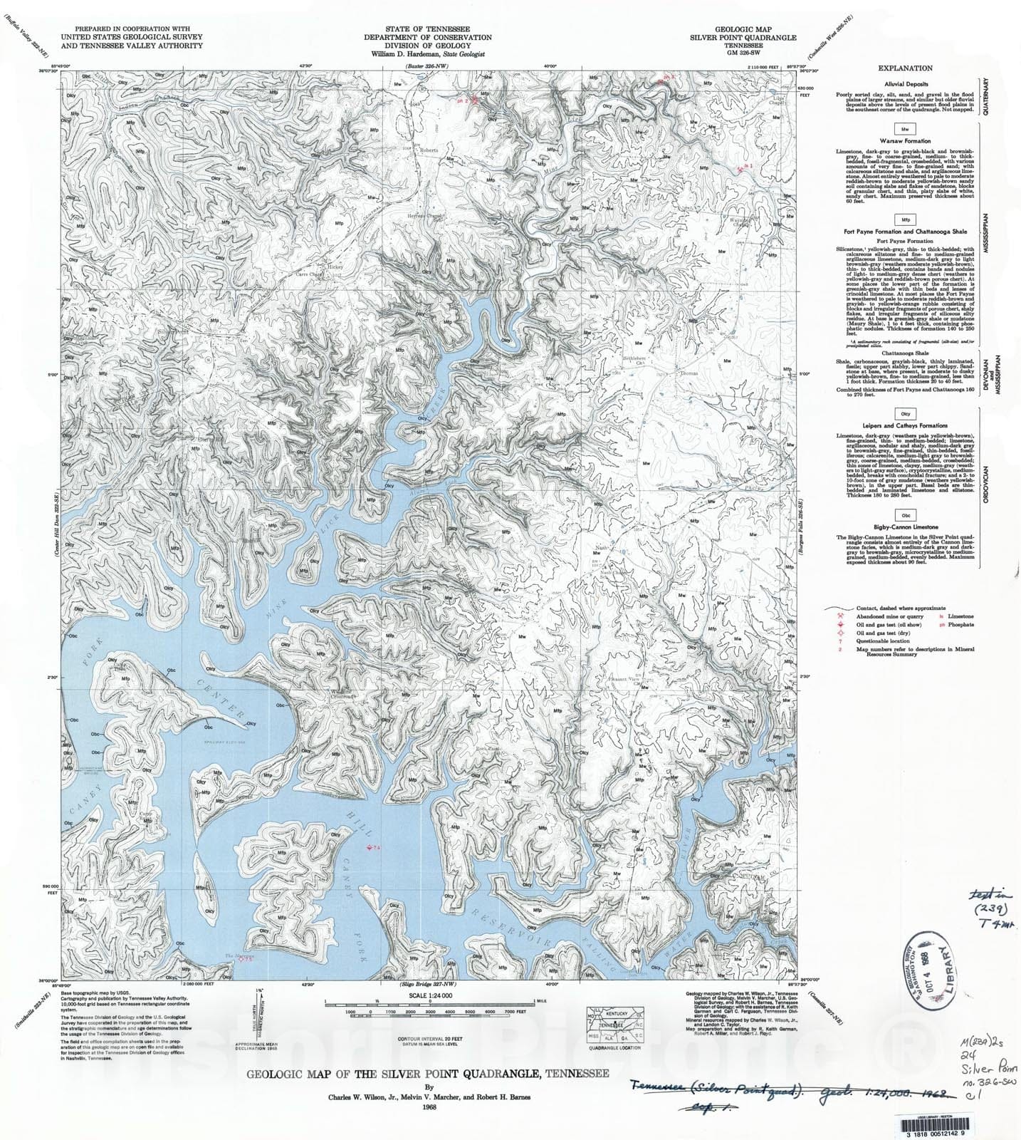 Map : Geologic Map and Mineral Resources Summary of the Silver Point Q ...