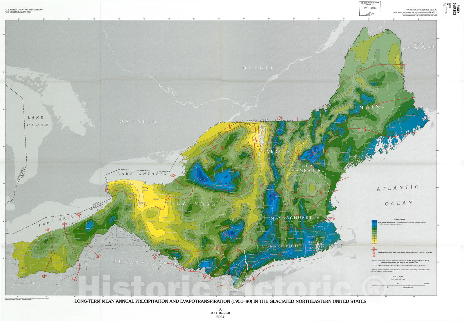 Map : Regional hydrology and simulation of flow of stratified-drift aq ...