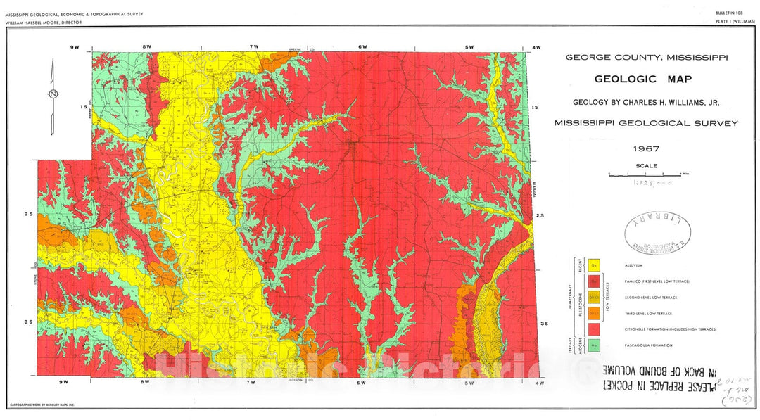 Geology Mississippi Poster MISSISSIPPI Digital Illustration Print Of