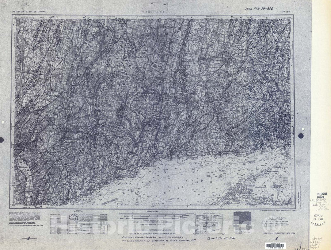 Map : Simplified bedrock geologic map of the Hartford, New York-Connec ...