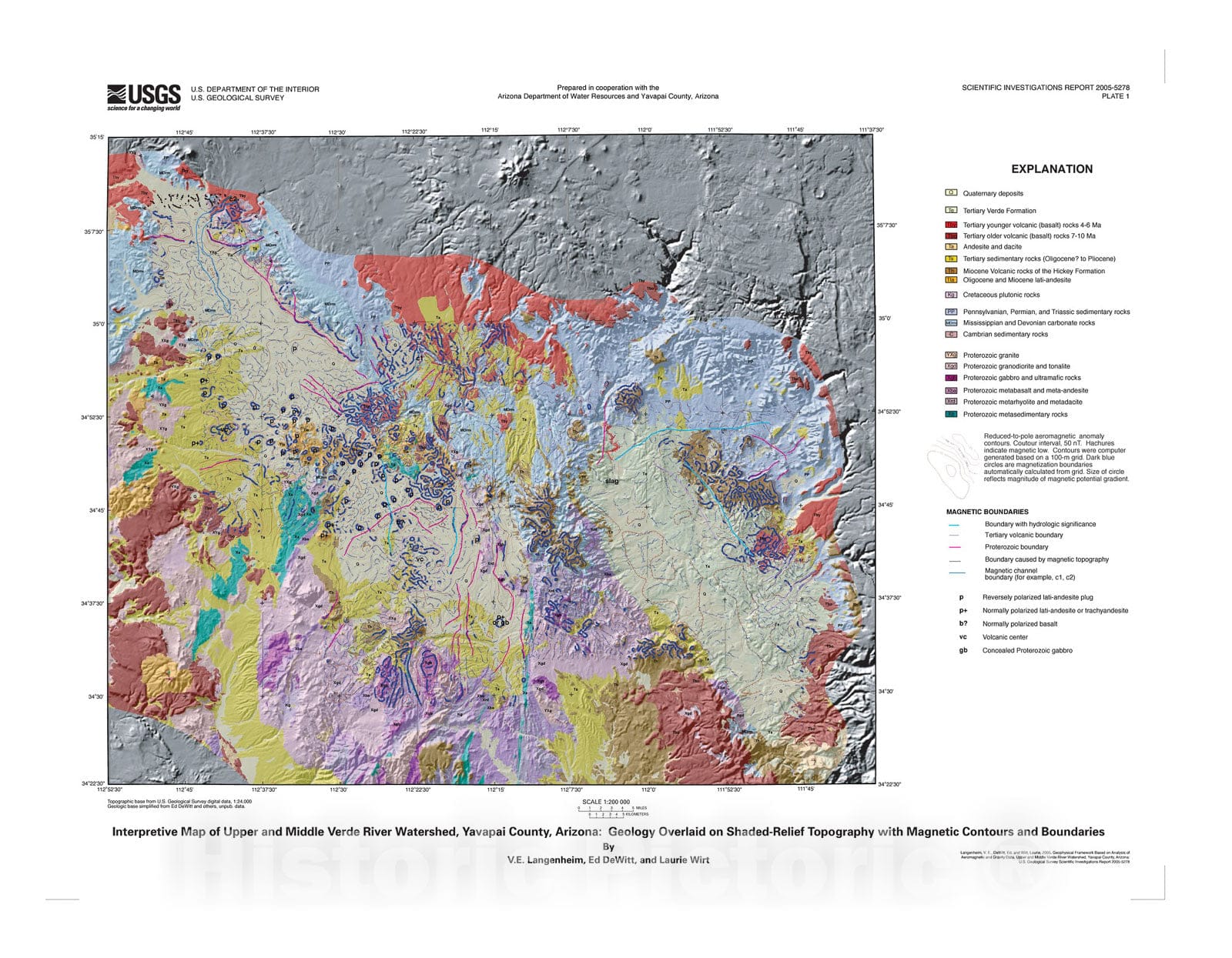 Map : Geophysical framework based on analysis of aeromagnetic and grav ...