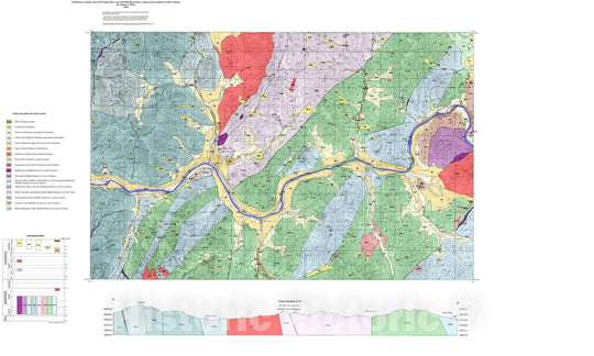 Map : Preliminary geologic map of the Gold Hill and Rogue River 7.5' q ...