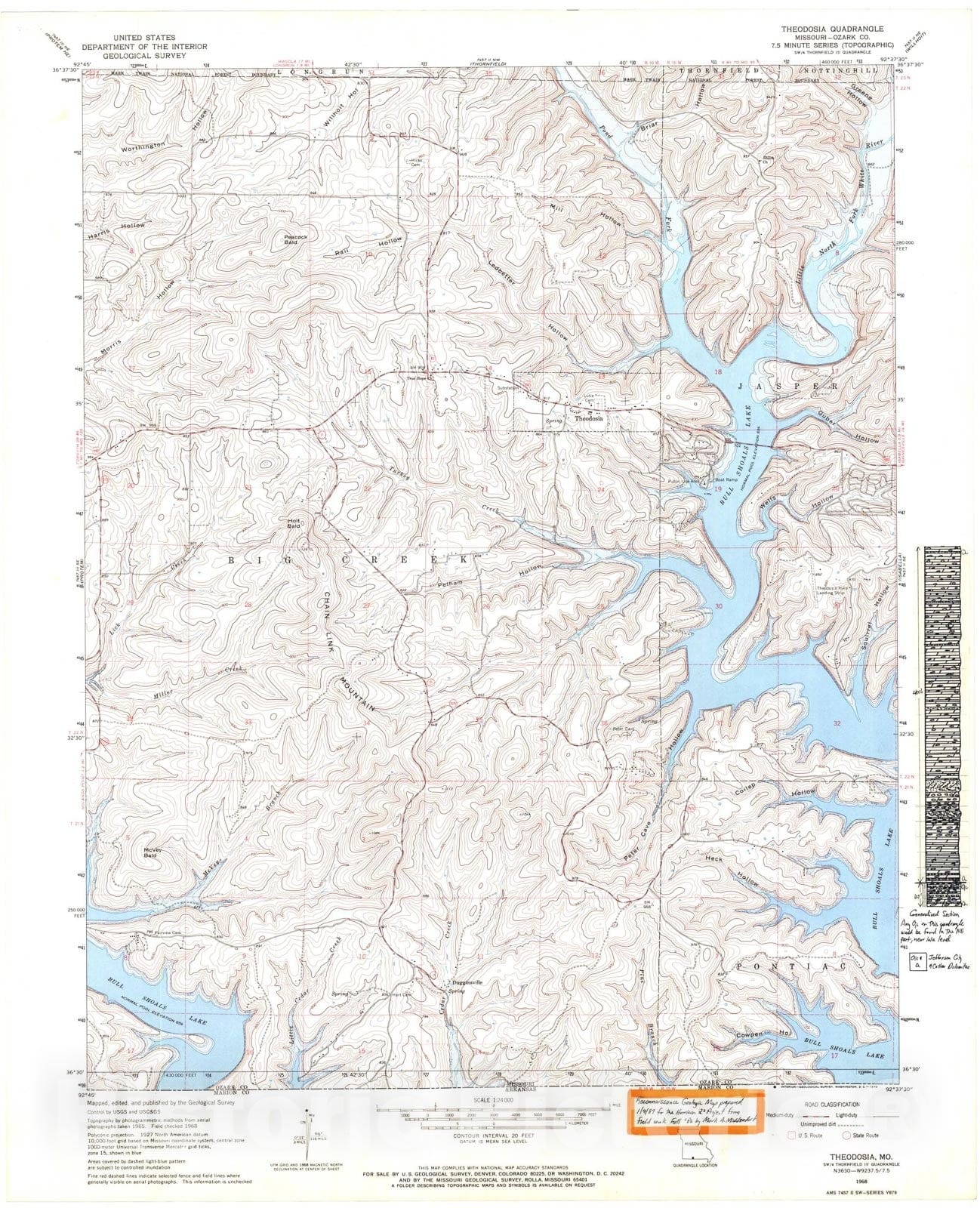 Map : Reconnaissance bedrock geologic map of the Theodosia seven 1/2 ...