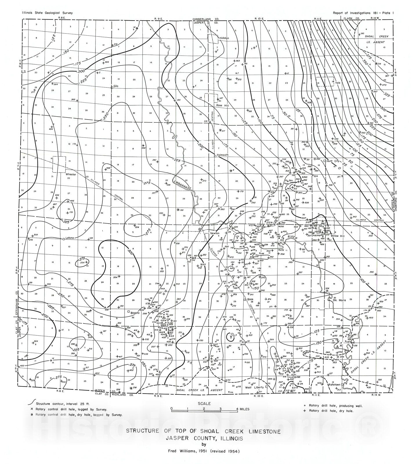 Map : Subsurface Geology and Coal Resources of the Pennsylvanian Syste ...