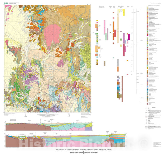 Map : Geologic map of Oasis Valley spring-discharge area and vicinity ...
