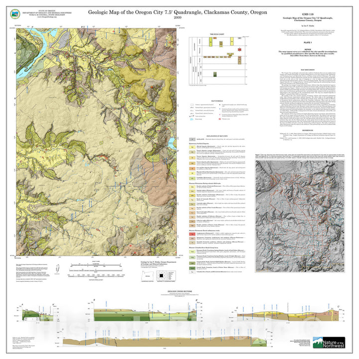 Map : Preliminary geologic map of the Oregon City quadrangle, Clackama ...