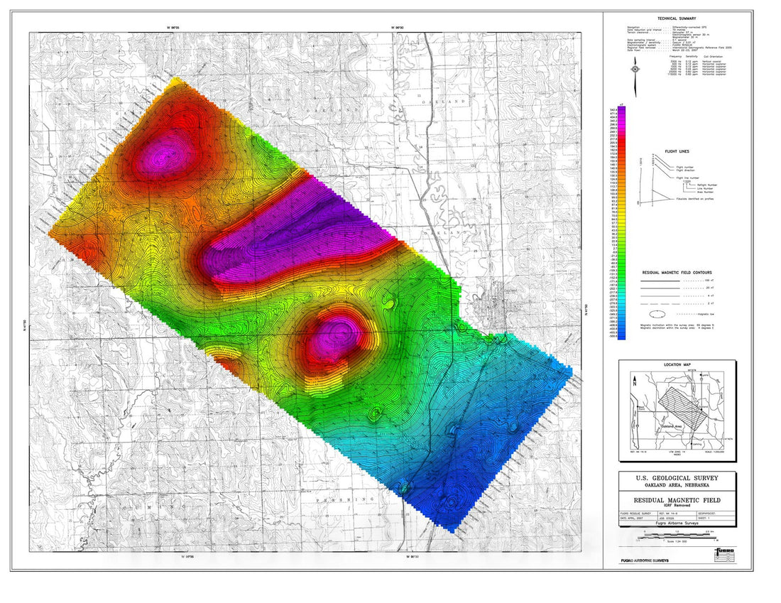 Map : Helicopter electromagnetic and magnetic geophysical survey data ...