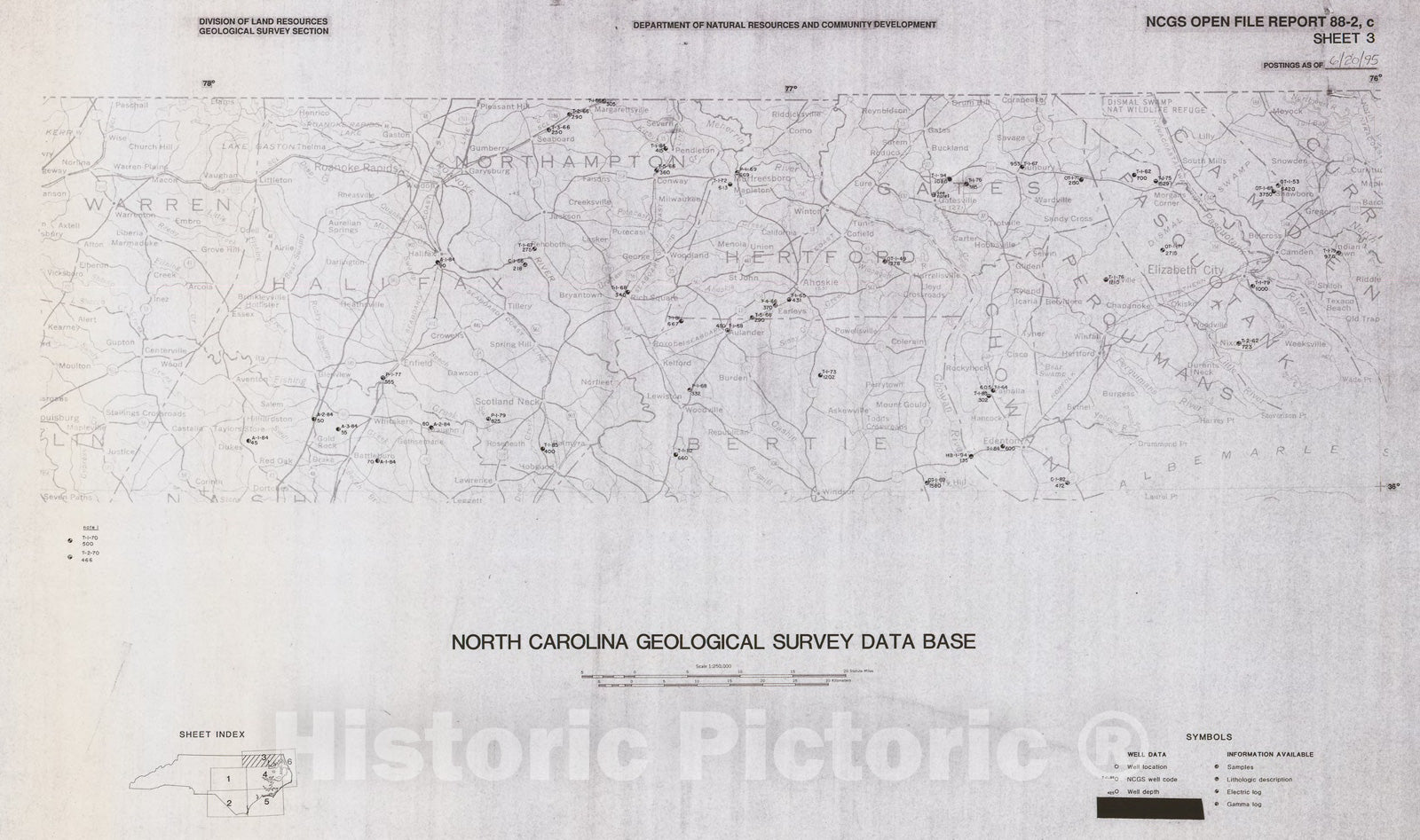 Map : North Carolina Geological Survey Database Maps- Sheet 3: Norfolk ...