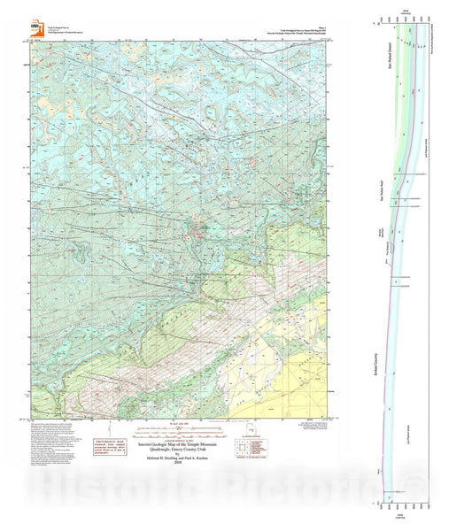 Map : Interim geologic map of the Temple Mountain quadrangle, Emery Co ...