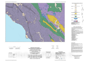 Map : Geologic map of the Point Delgada & Garberville fifteen minute q ...