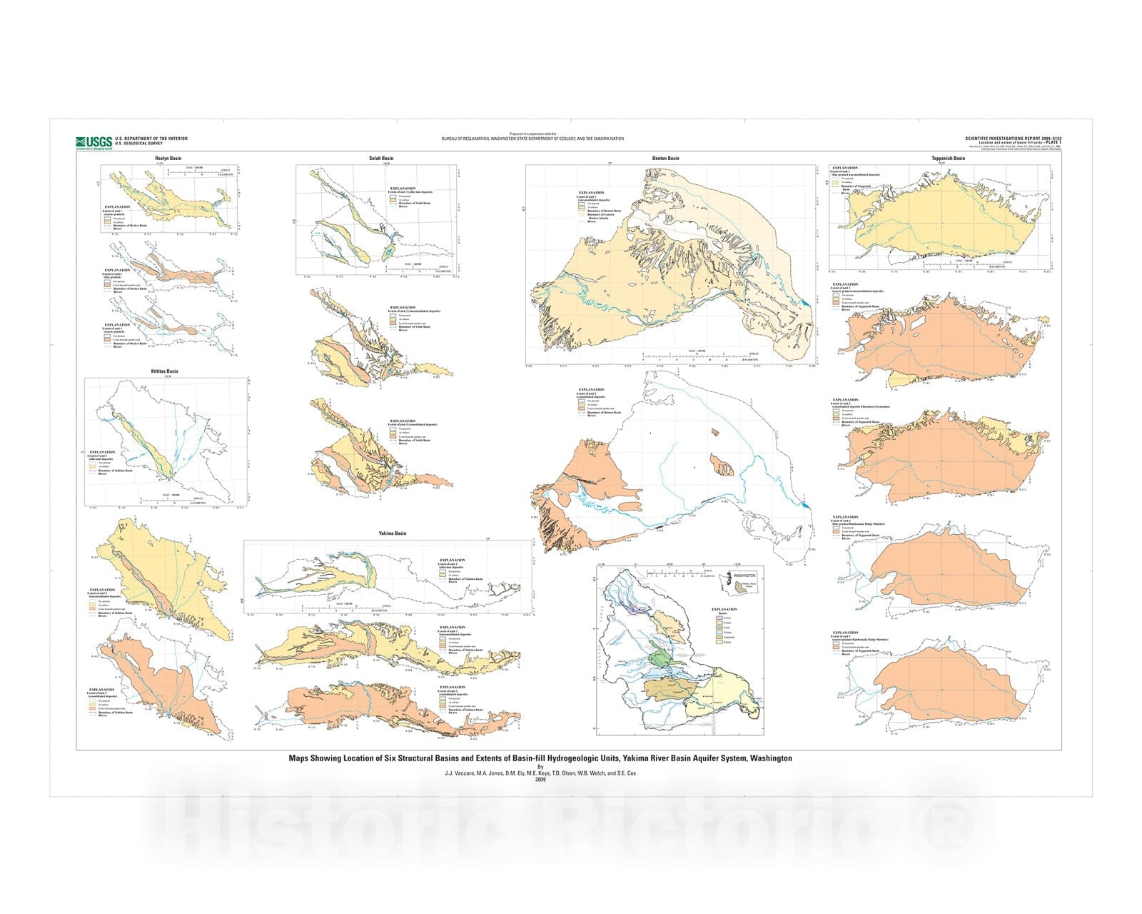 Map : Hydrogeologic framework of the Yakima River basin aquifer system ...