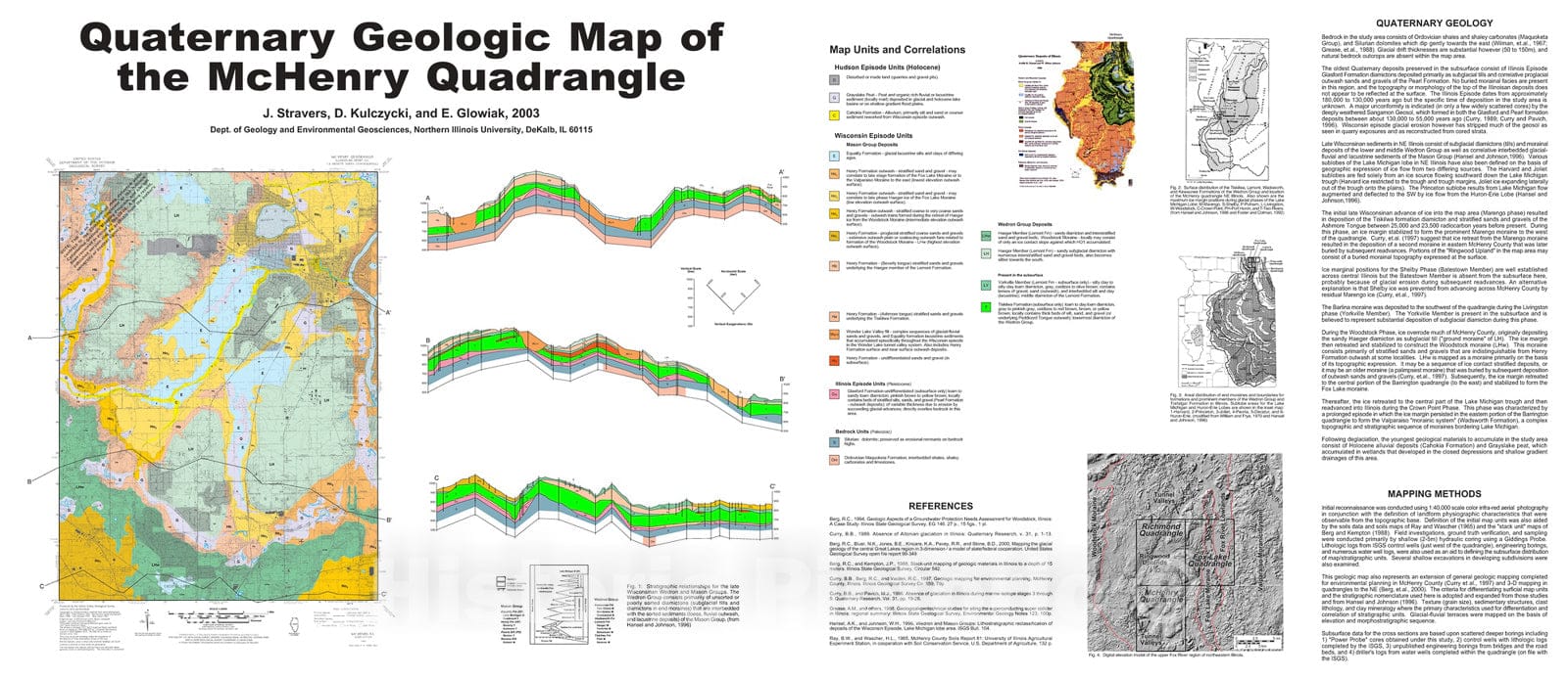 Map : Quaternary geologic map of the McHenry Quadrangle, 2003 Cartogra ...