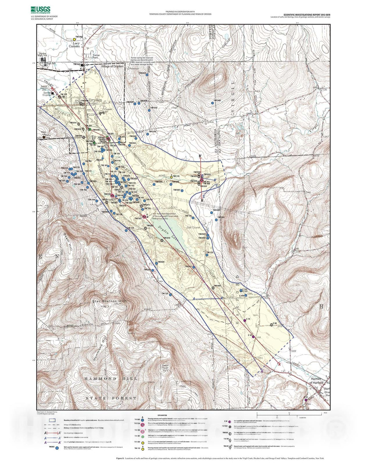 Map : Geohydrology, water quality, and simulation of groundwater flow ...